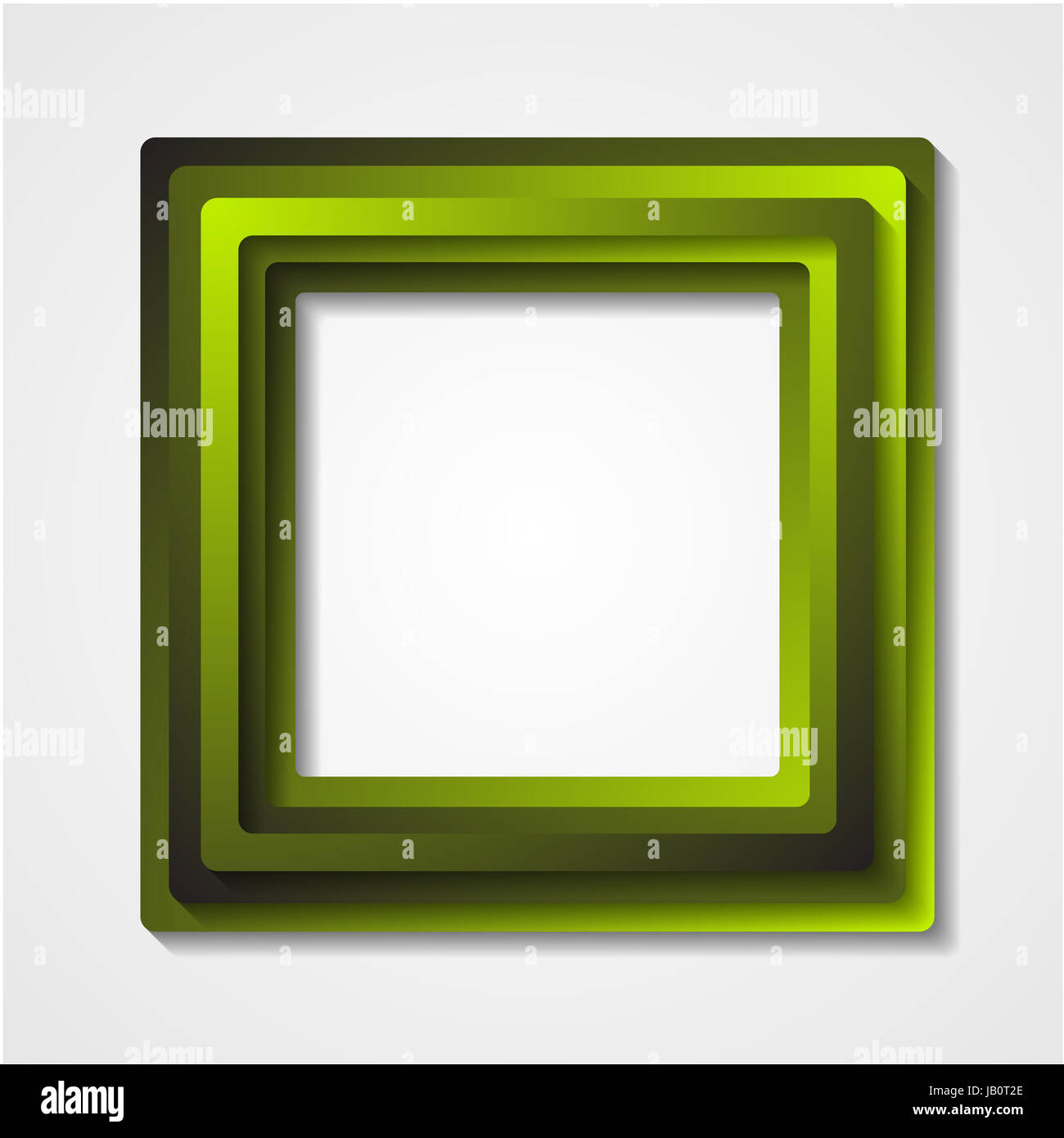 Green vector square shapes design Stock Photo - Alamy