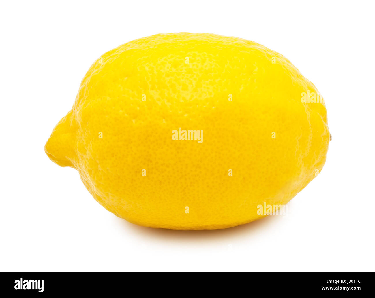 Fresh tasty lemon isolated on white background Stock Photo - Alamy