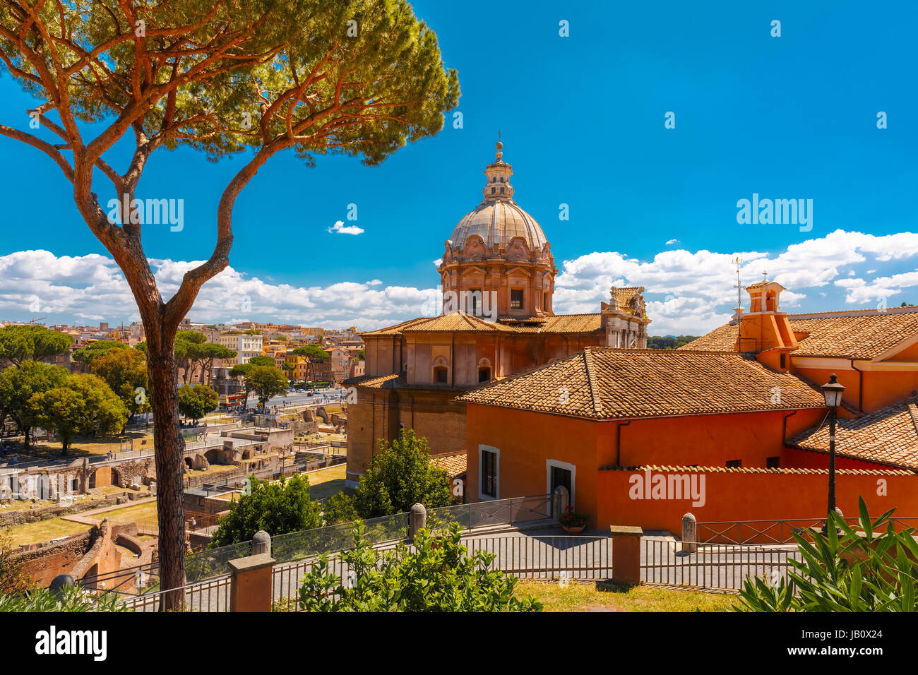 Church of Santi Luca e Martina, Rome, Italy Stock Photo - Alamy