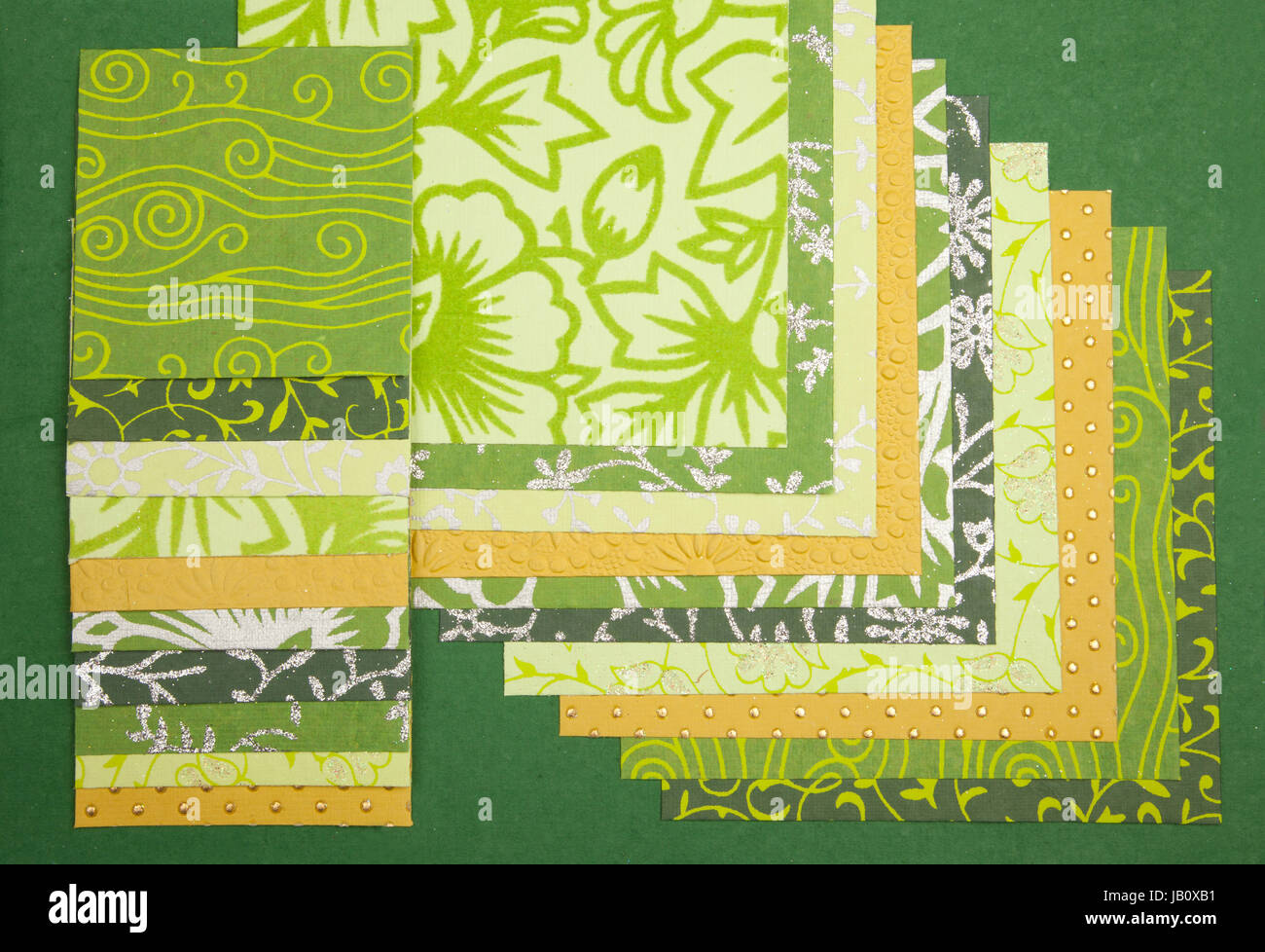Handmade paper textures assortment Stock Photo - Alamy
