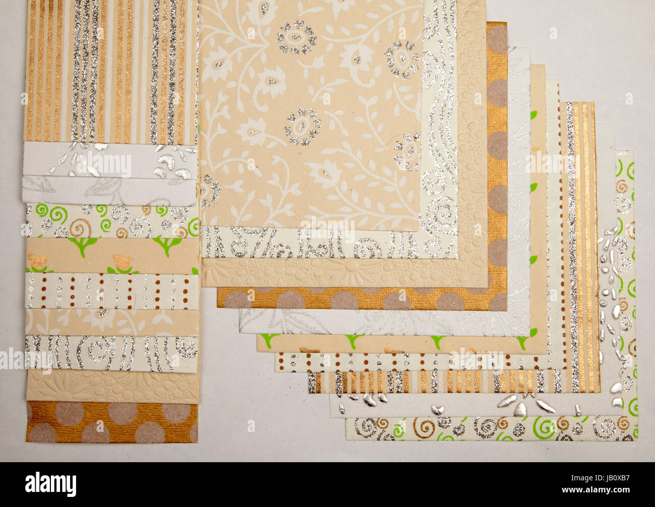 Handmade paper textures assortment Stock Photo - Alamy