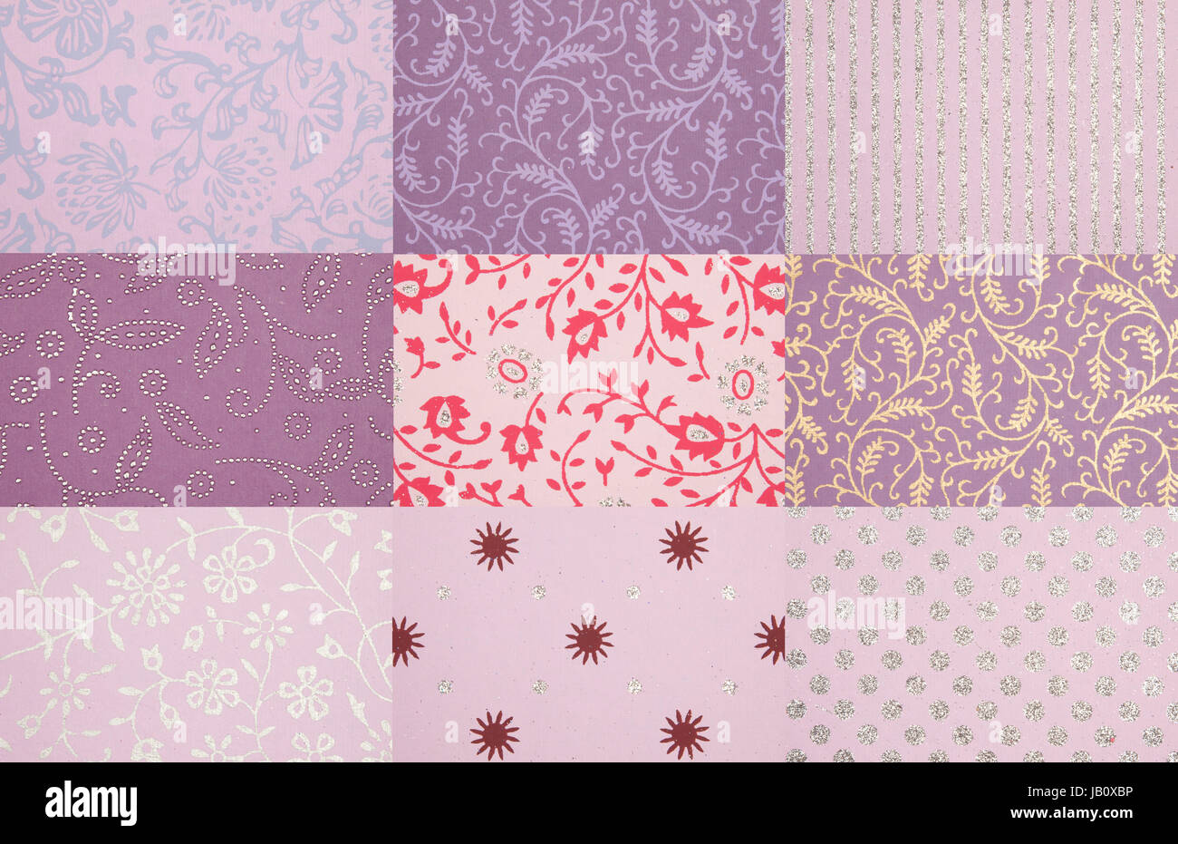 Handmade paper textures assortment Stock Photo - Alamy