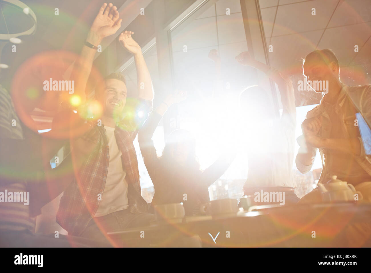 Having Good Time with Friends Stock Photo - Alamy