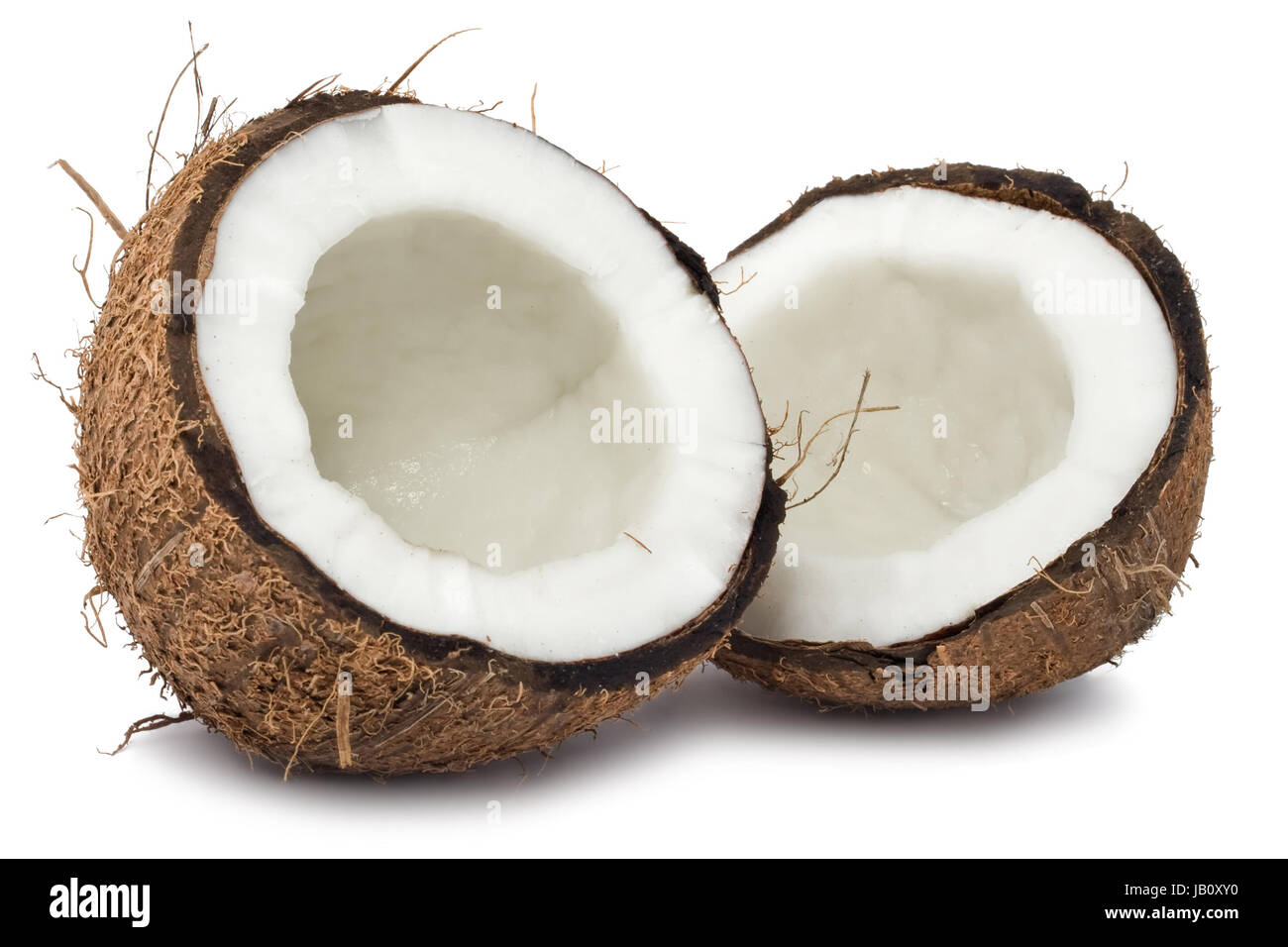 Perfect fresh coconut isolated on white background Stock Photo - Alamy