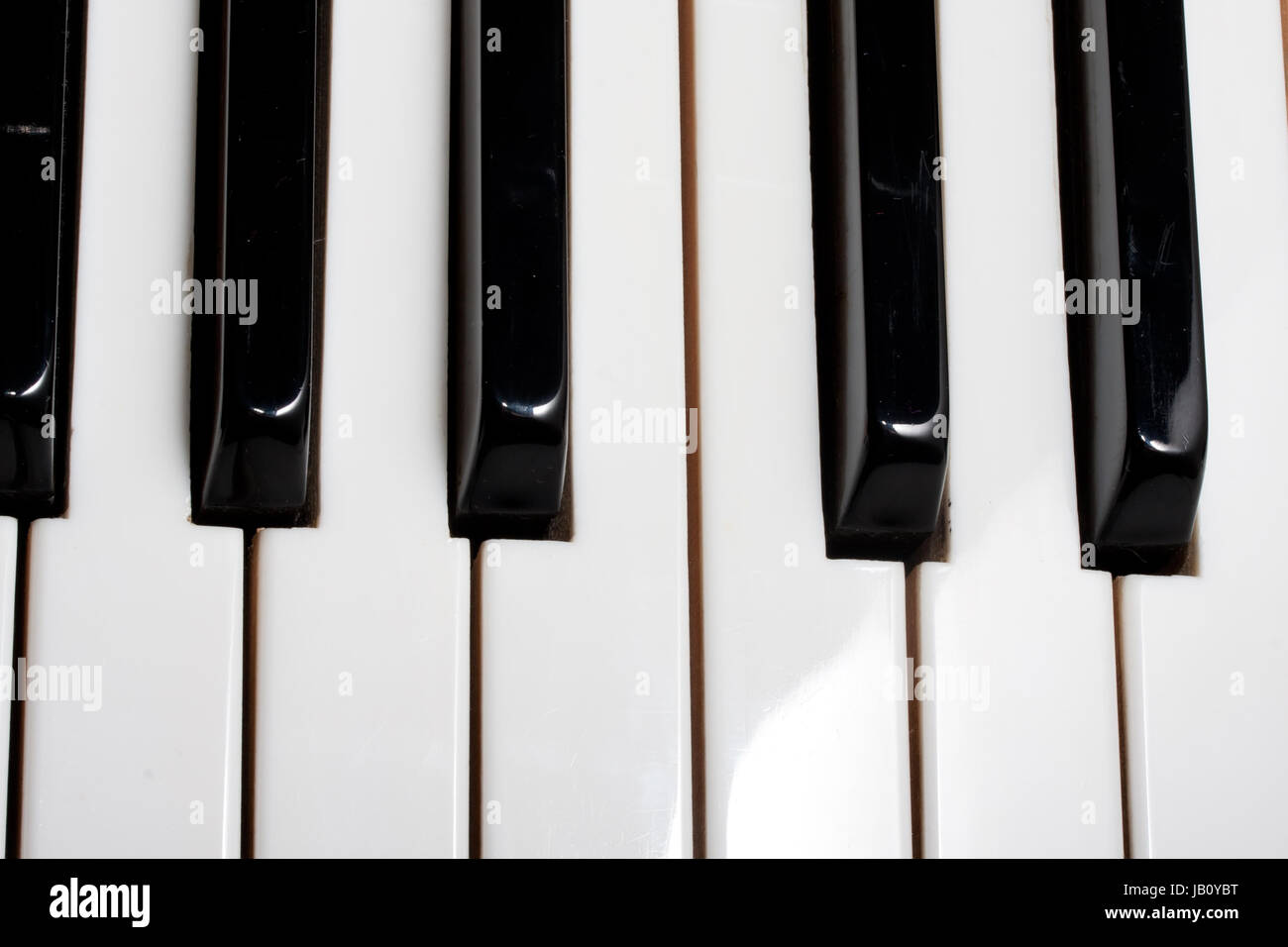 Beautiful close up photo of piano keys Stock Photo - Alamy