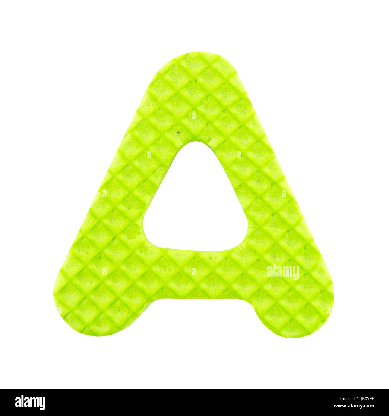 A letter, Alphabet isolated on white background , with clipping path ...