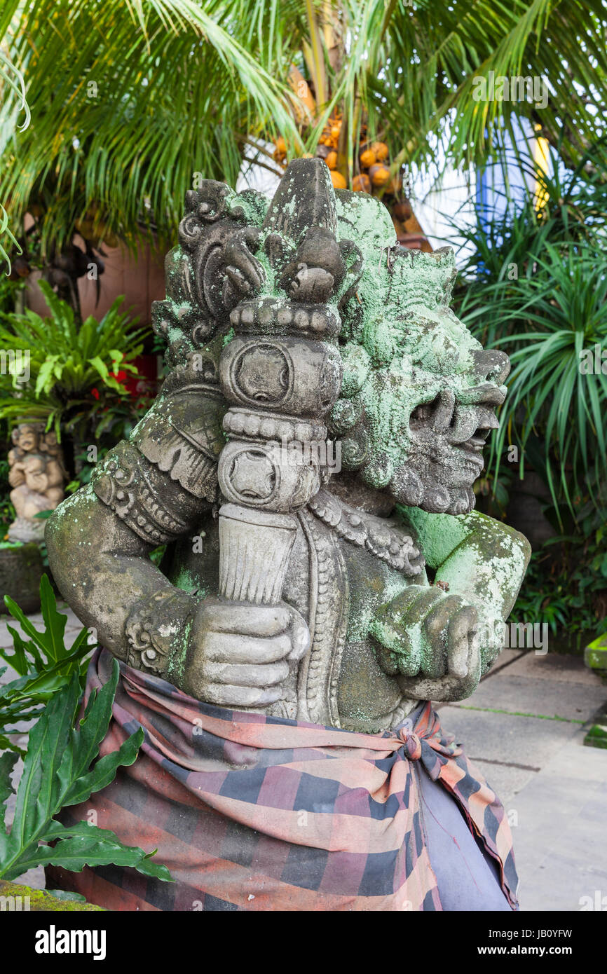 Statue in Hindu temple Ubud, Bali, Indonesia Stock Photo - Alamy