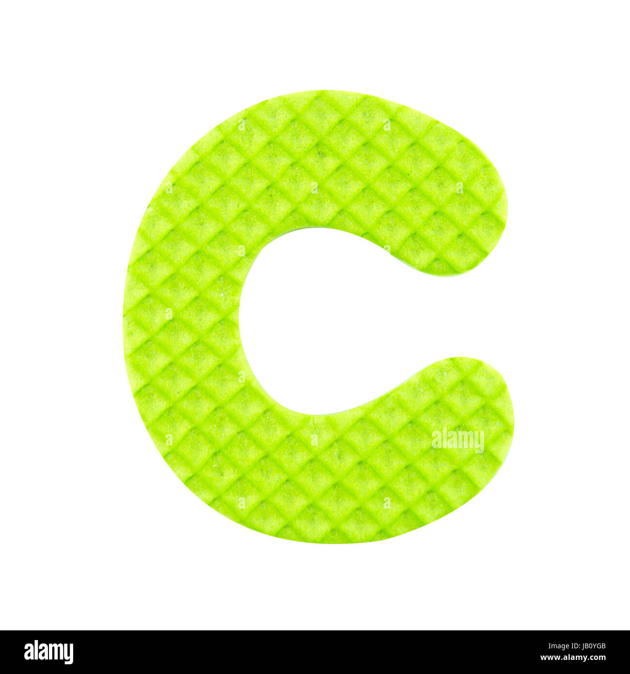 C letter, Alphabet isolated on white background , with clipping path ...