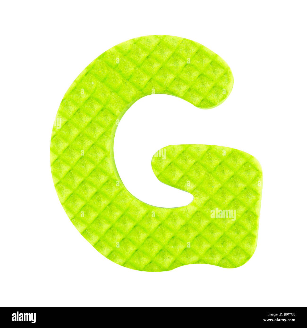 G letter, Alphabet isolated on white background , with clipping path ...