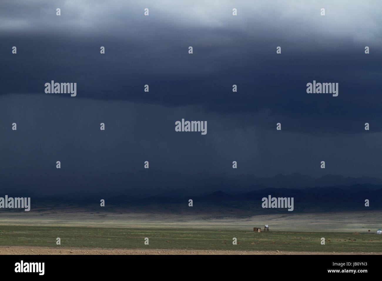 rainy season in mongolia Stock Photo - Alamy