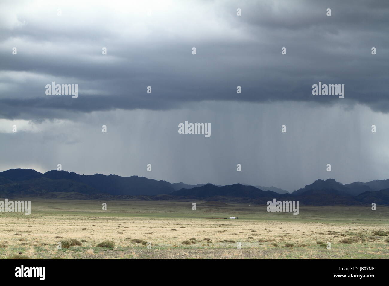 rainy season in mongolia Stock Photo - Alamy