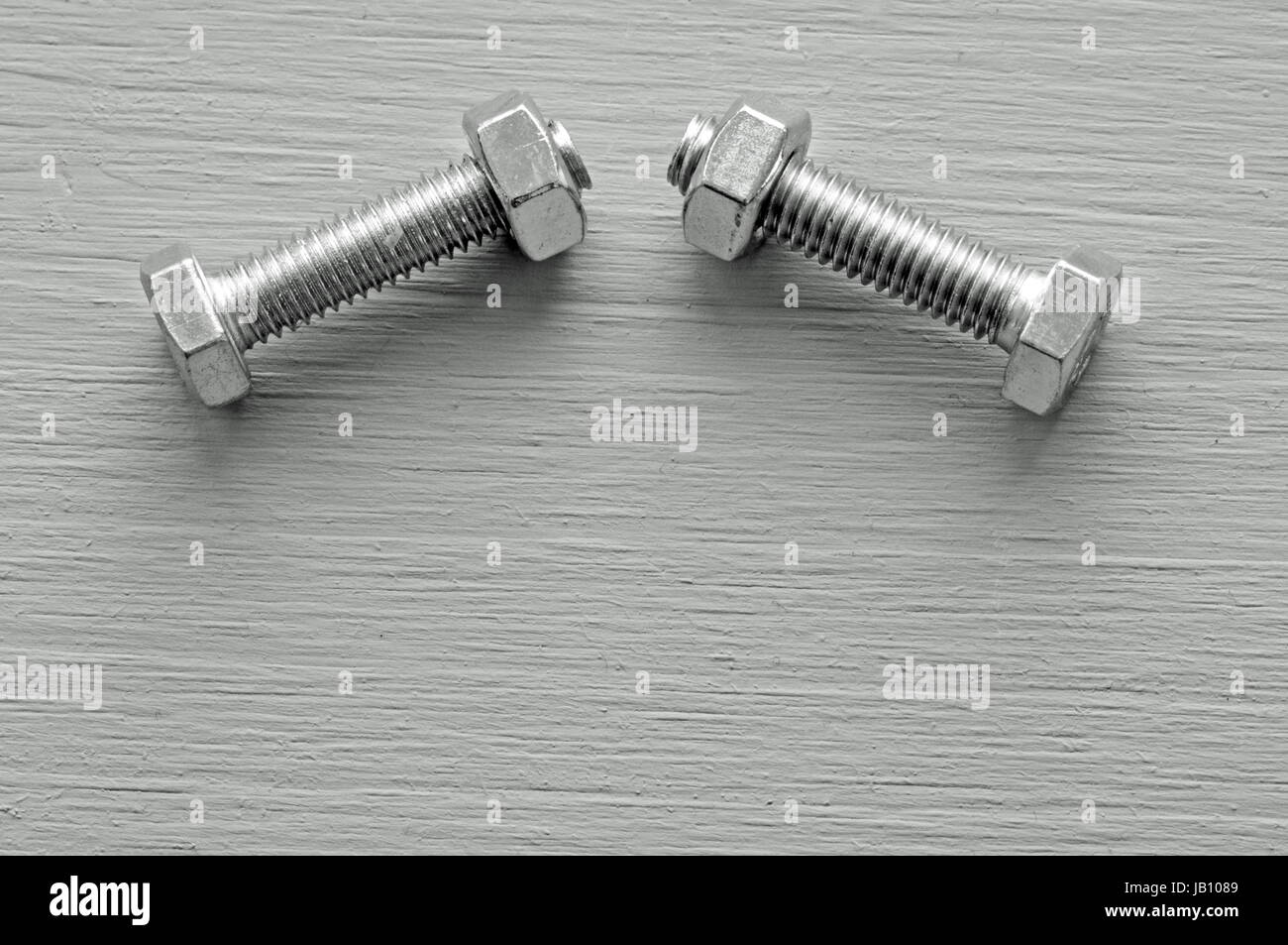 screws with nuts Stock Photo - Alamy