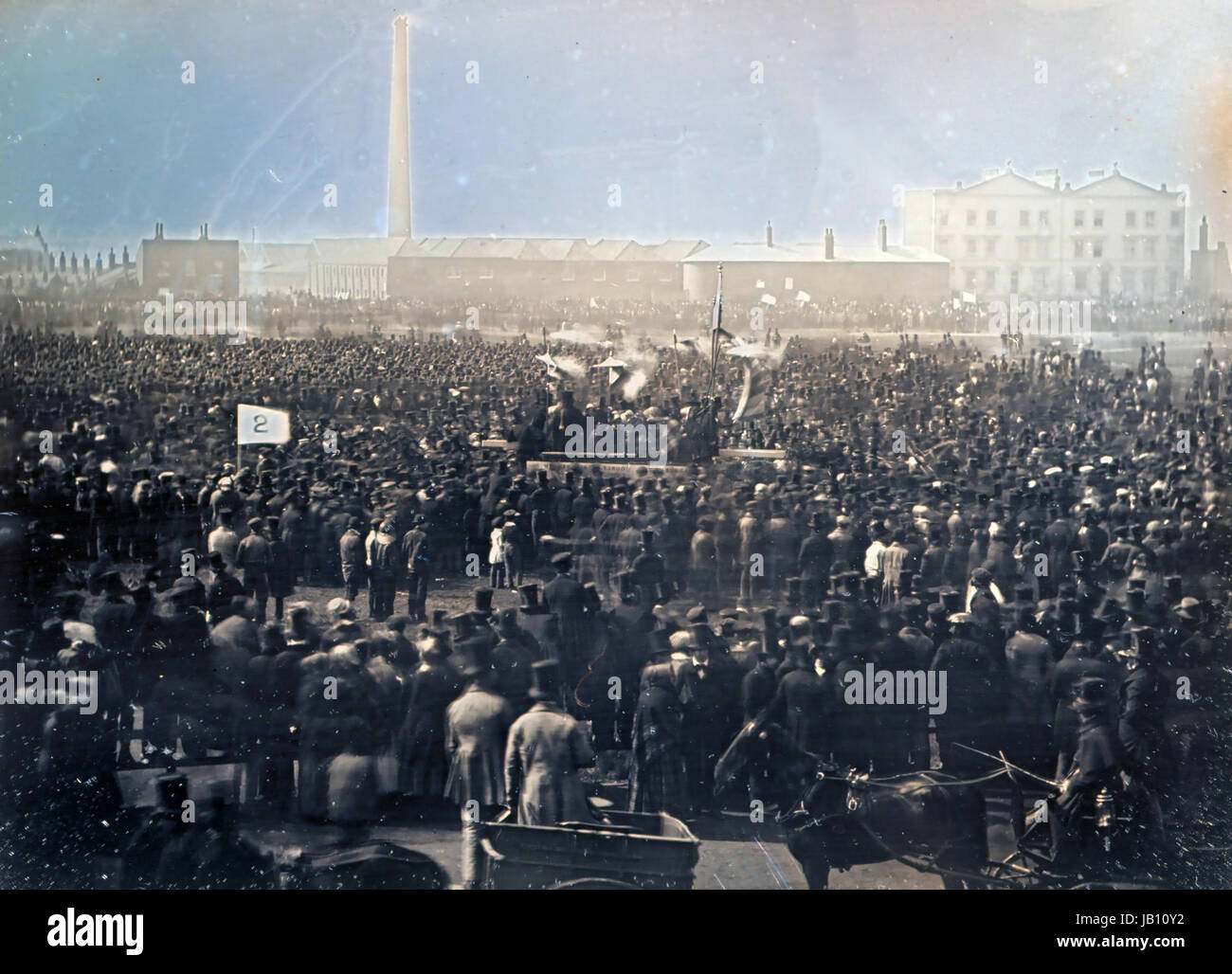 THE GREAT CHARTIST MEETING on Kennington Common 10 April 1848 ...