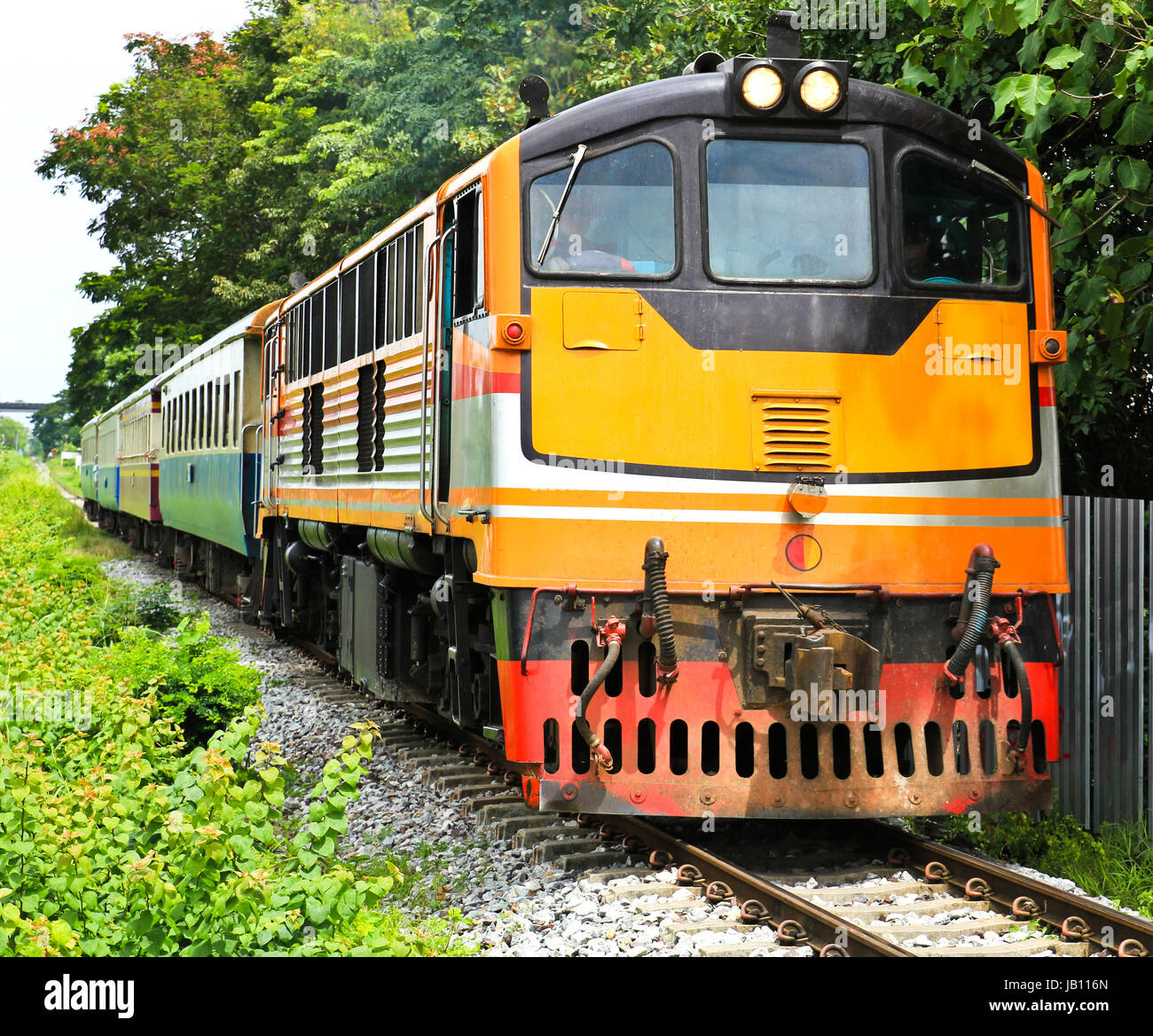 Train in thailand Stock Photo - Alamy