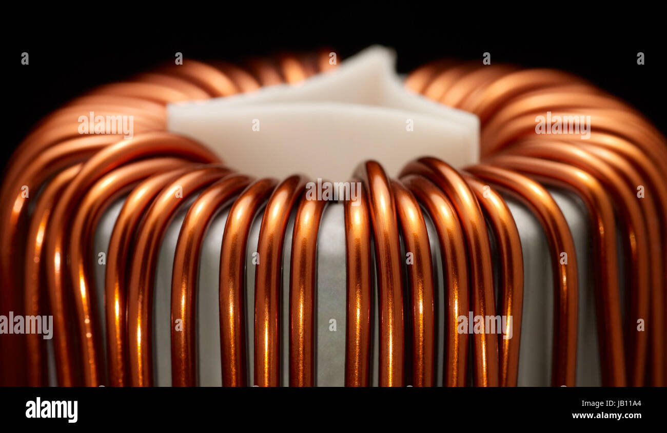 detail of a electronic conductor in dark back Stock Photo - Alamy