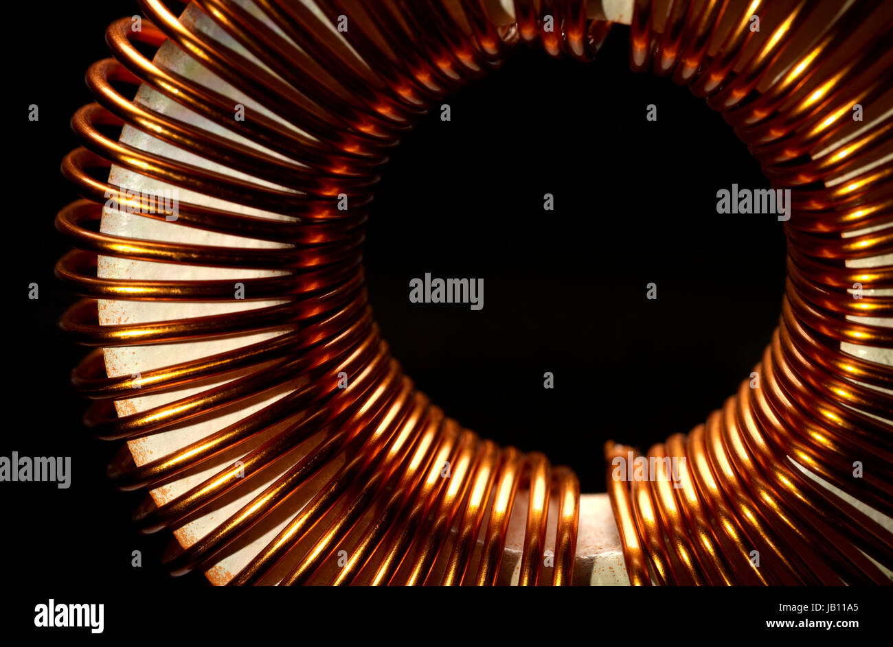 detail of a electronic conductor in dark back Stock Photo - Alamy