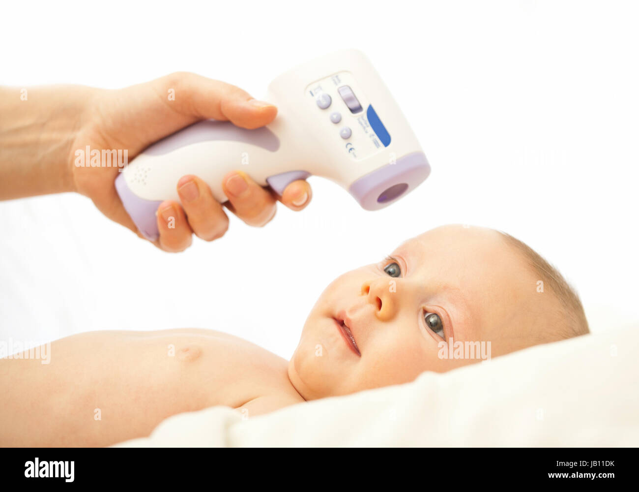 baby portrait and pediatrician check Stock Photo - Alamy