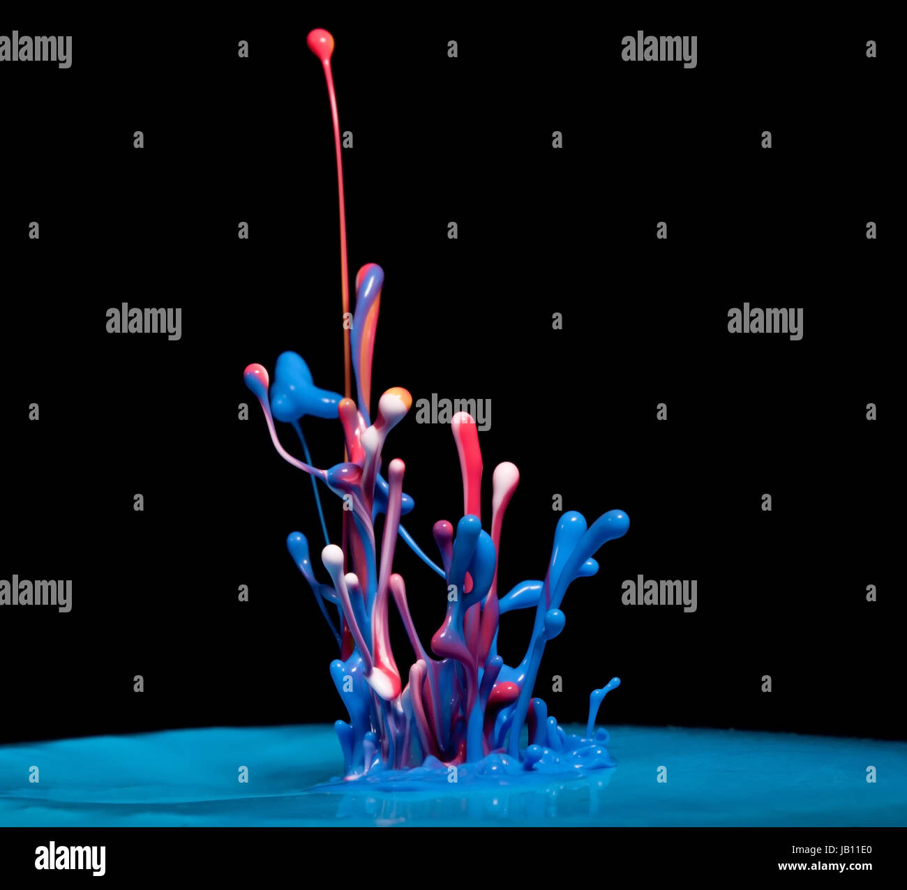 macro image of paint sculpture Stock Photo - Alamy