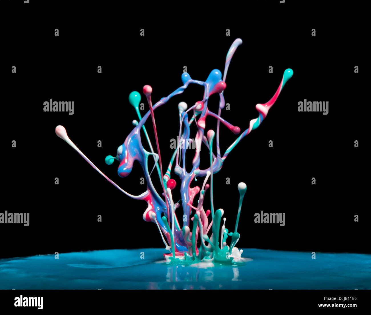 macro image of paint sculpture Stock Photo - Alamy