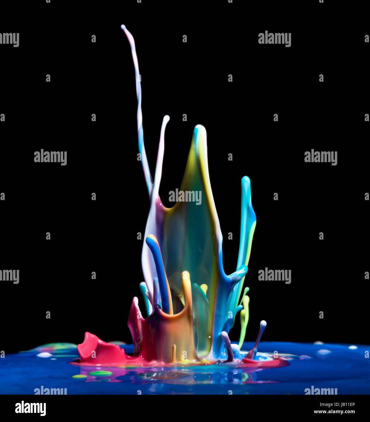 closeup image of paint sculpture Stock Photo - Alamy