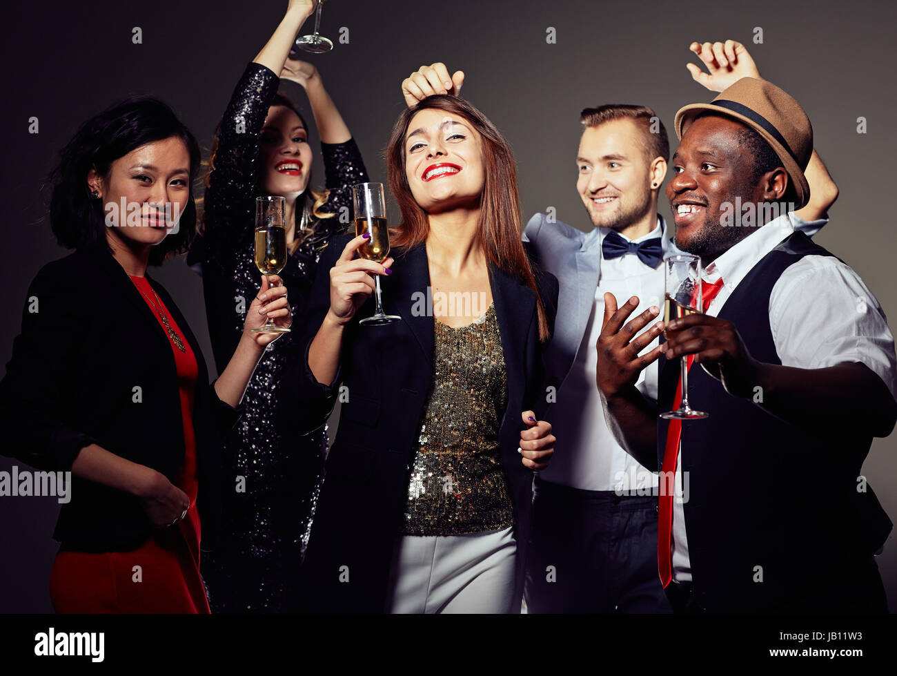 Pretty friends posing in hi-res stock photography and images - Alamy