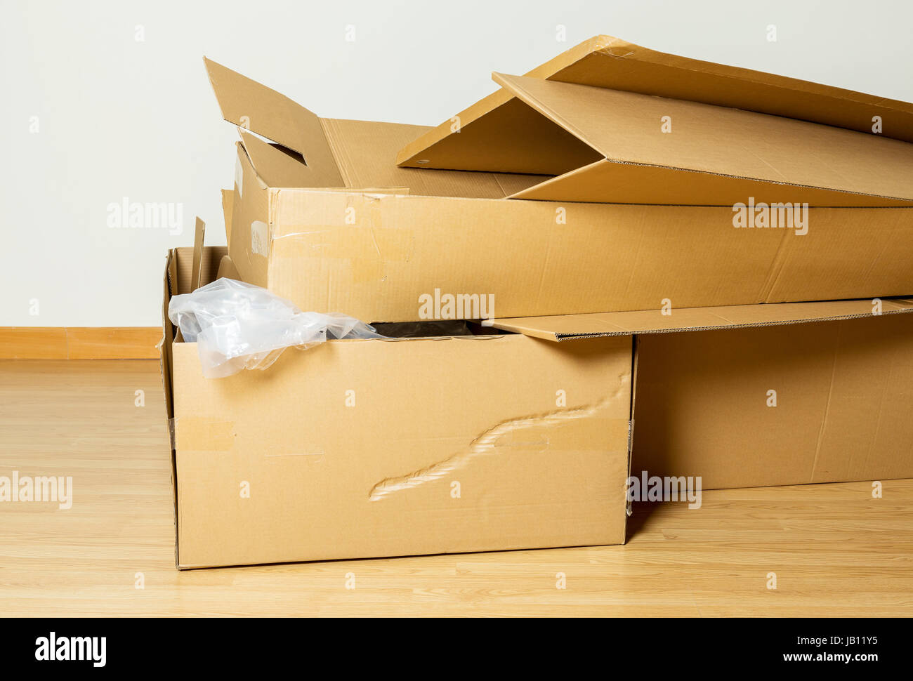 Wasted Carton box Stock Photo - Alamy