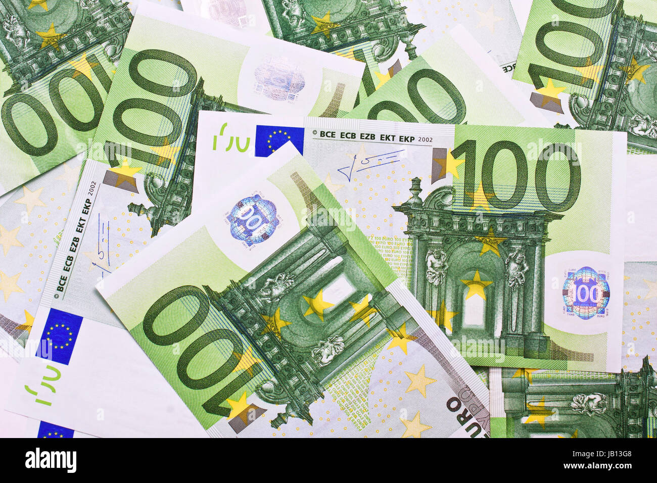 Many euro banknotes making european currency background Stock Photo - Alamy