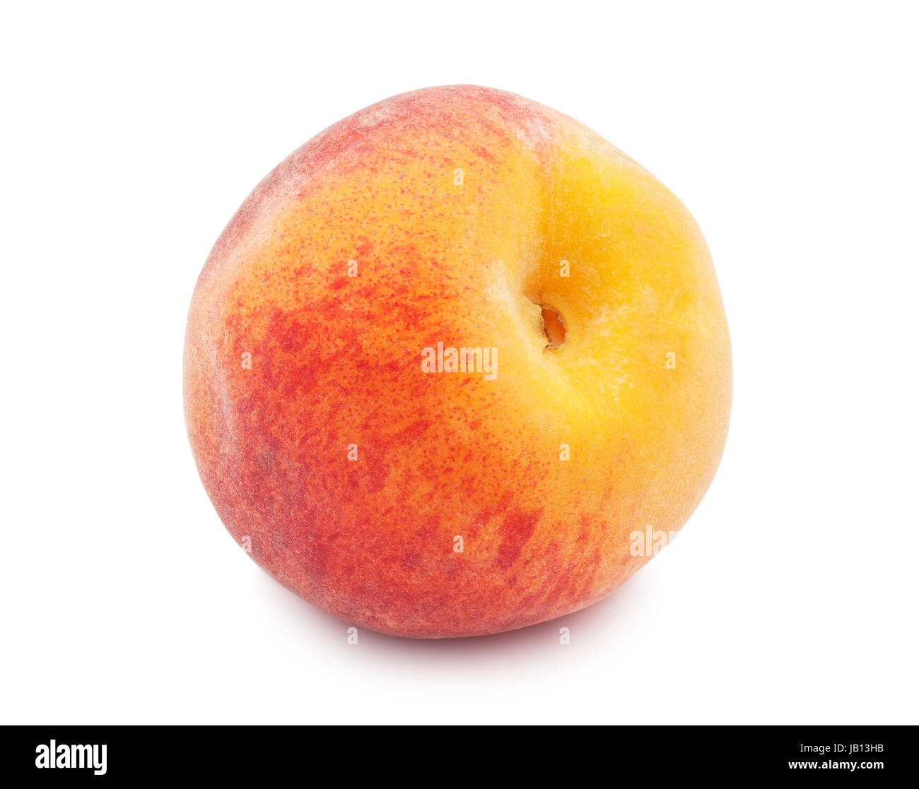 Fresh sweet peach isolated on white background Stock Photo - Alamy