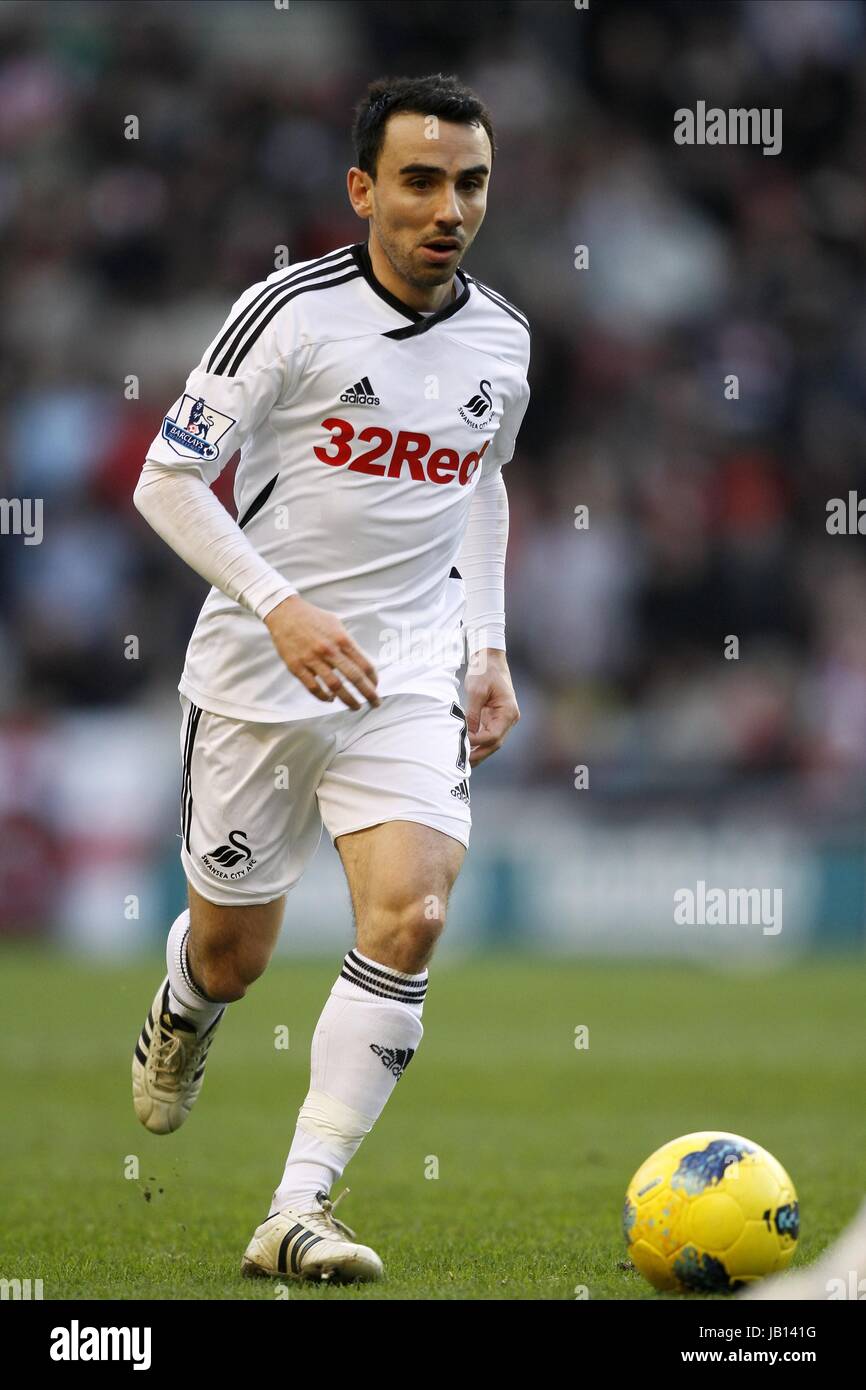 LEON BRITTON SWANSEA FC STADIUM OF LIGHT SUNDERLAND ENGLAND 21 January ...