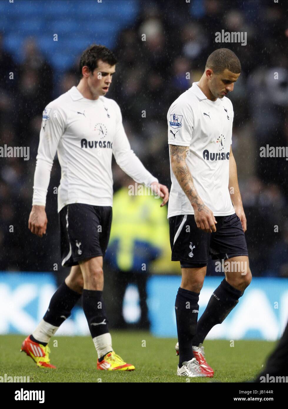 KYLE WALKER & GARETH BALE AFTE MANCHESTER CITY V SPURS FC ETIHAD ...