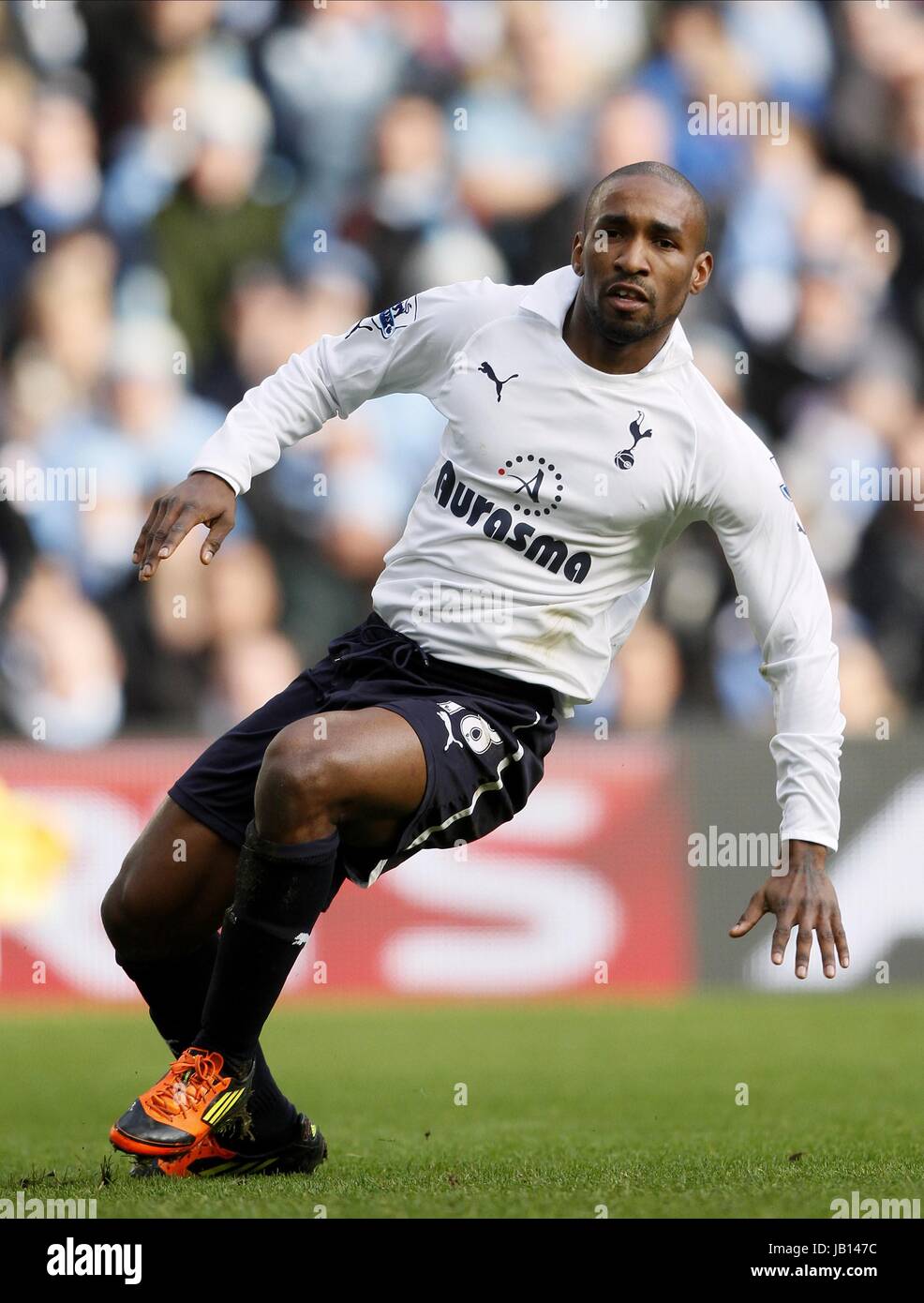 JERMAIN DEFOE TOTTENHAM HOTSPUR FC ETIHAD STADIUM MANCHESTER ENGLAND 22 ...