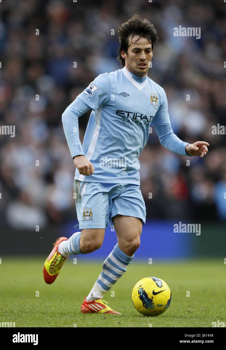 DAVID SILVA MANCHESTER CITY FC ETIHAD STADIUM MANCHESTER ENGLAND 22 ...