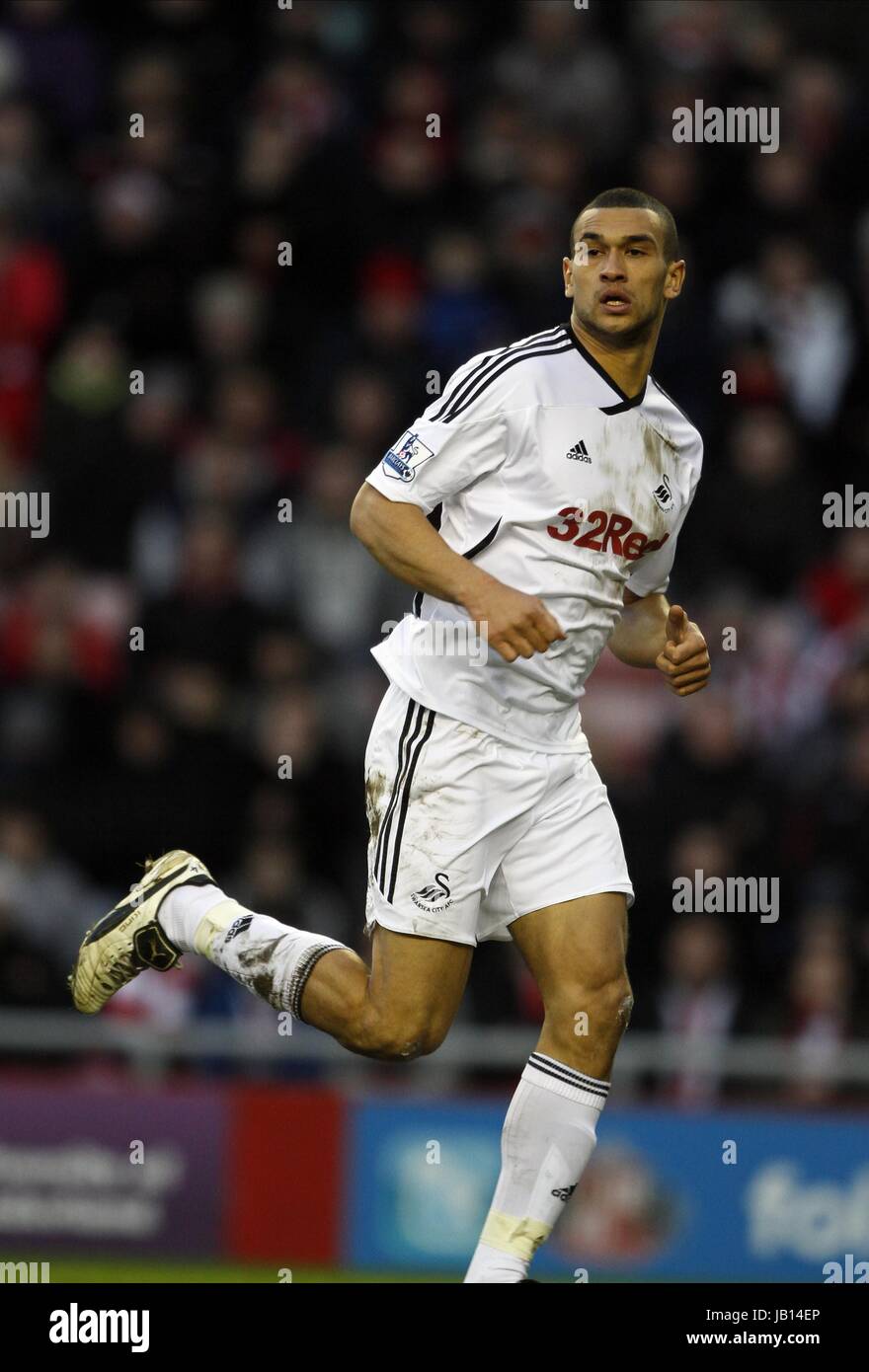 STEVEN CAULKER SWANSEA FC SWANSEA FC STADIUM OF LIGHT SUNDERLAND ...