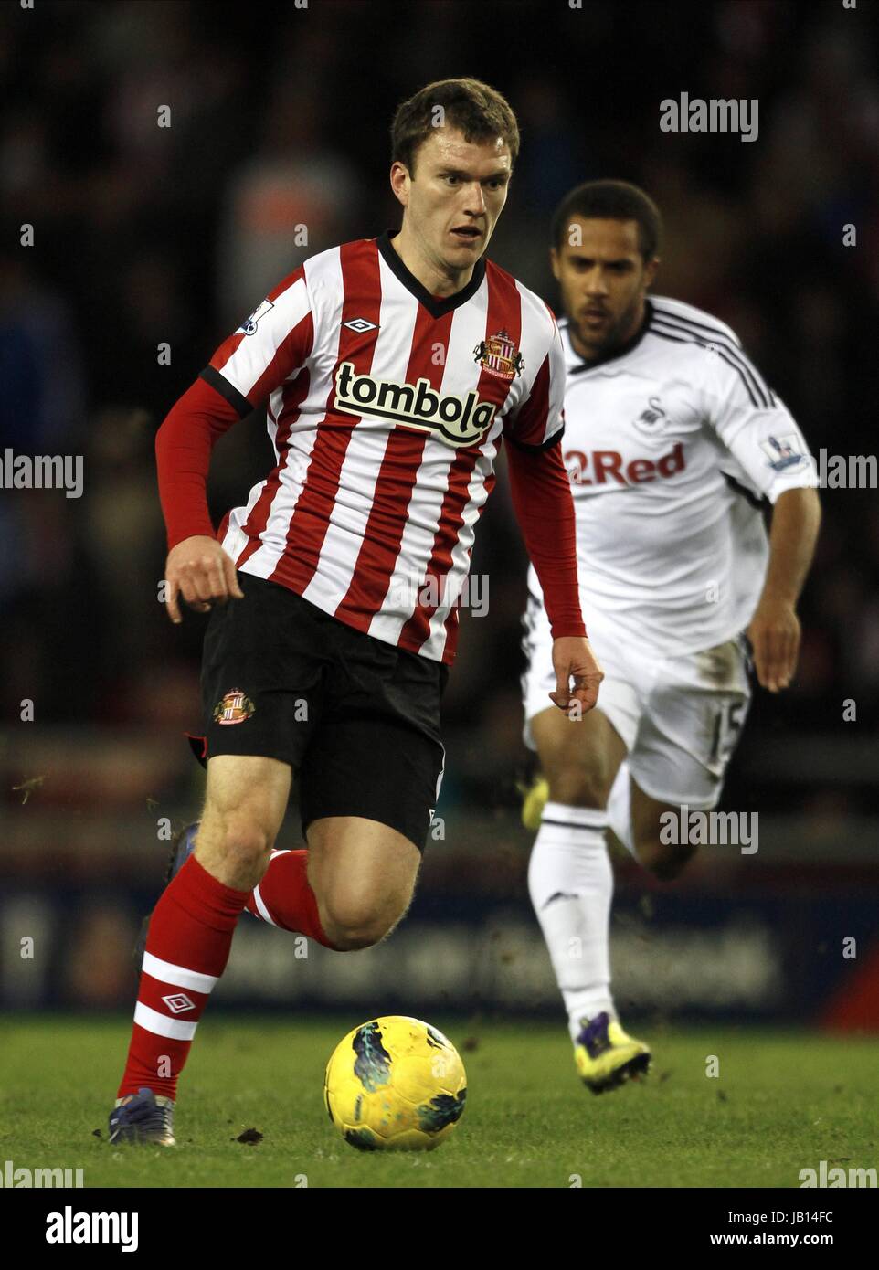 CRAIG GARDNER SUNDERLAND FC SUNDERLAND FC STADIUM OF LIGHT SUNDERLAND ...
