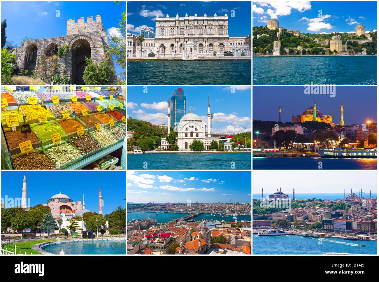 Collection of beautiful photos in Istanbul, Turkey Stock Photo - Alamy