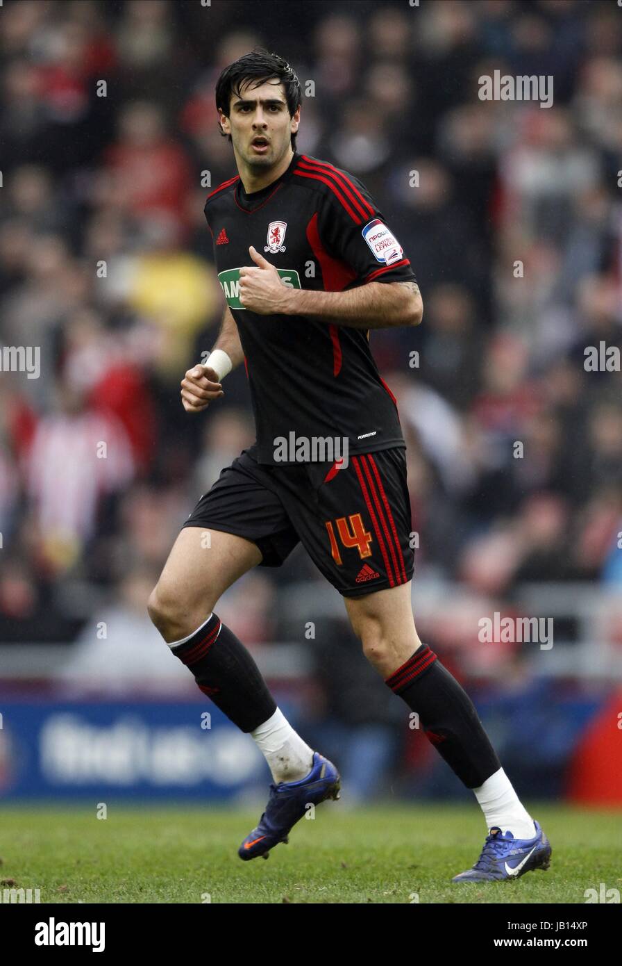 RHYS WILLIAMS MIDDLESBROUGH FC STADIUM OF LIGHT SUNDERLAND ENGLAND 29 ...