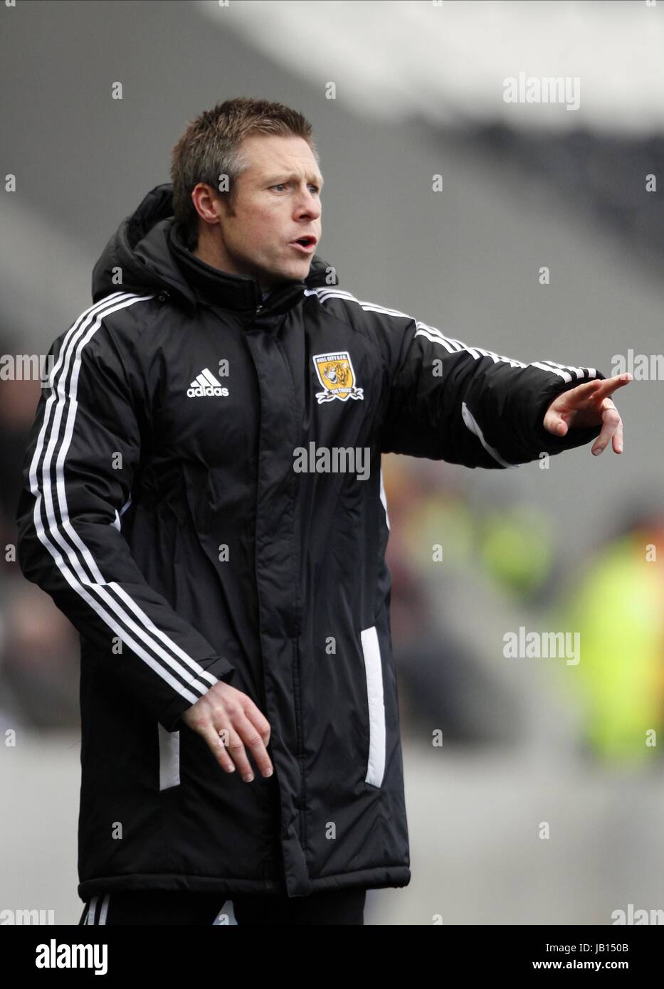 NICK BARMBY HULL CITY MANAGER KC STADIUM HULL ENGLAND 28 January 2012 ...