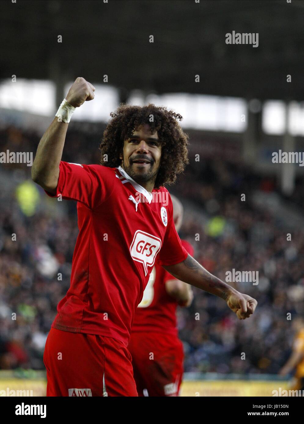 DEAN HOWELL CELEBRATES HULL CITY V CRAWLEY TOWN KC STADIUM HULL ENGLAND ...