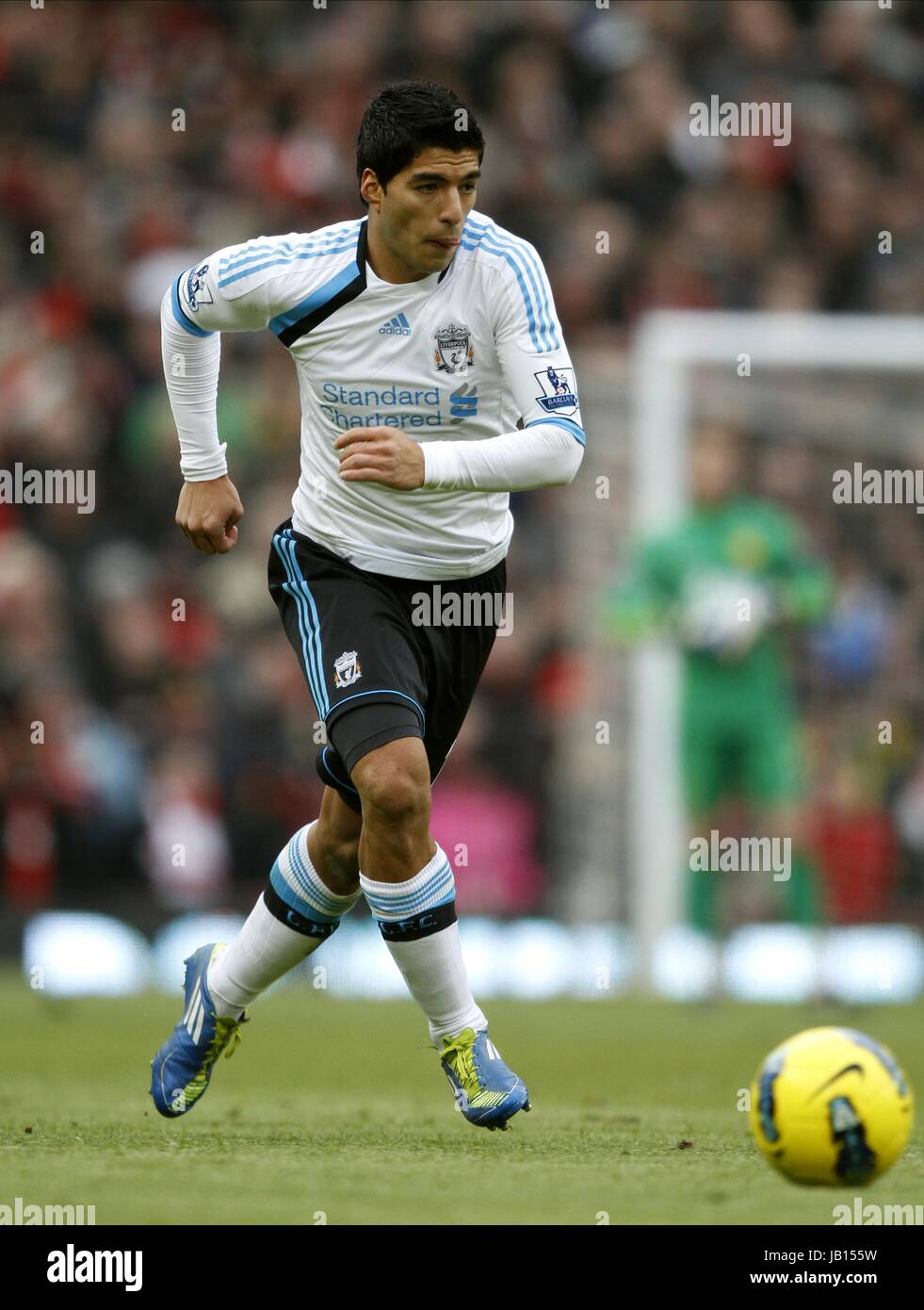 LUIS SUAREZ LIVERPOOL FC LIVERPOOL FC OLD TRAFFORD MANCHESTER ENGLAND ...