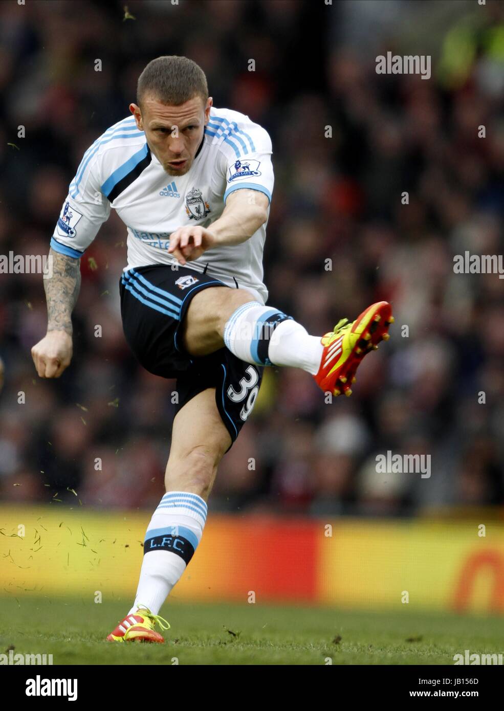 CRAIG BELLAMY LIVERPOOL FC OLD TRAFFORD MANCHESTER ENGLAND 11 February ...