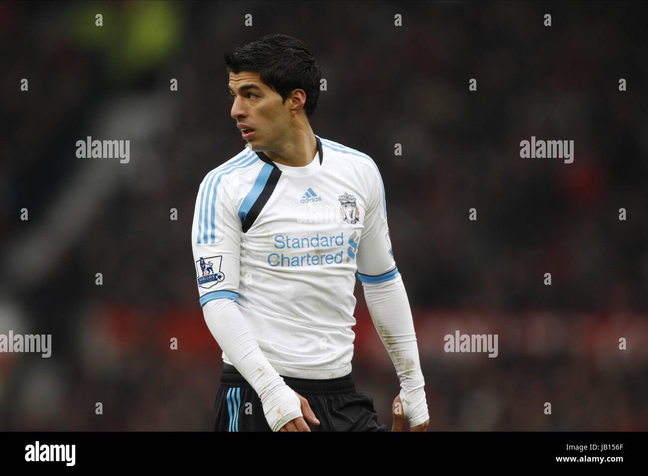 LUIS SUAREZ LIVERPOOL FC OLD TRAFFORD MANCHESTER ENGLAND 11 February ...