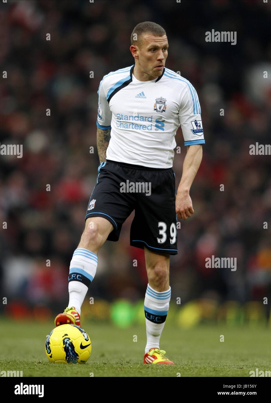 CRAIG BELLAMY LIVERPOOL FC OLD TRAFFORD MANCHESTER ENGLAND 11 February ...