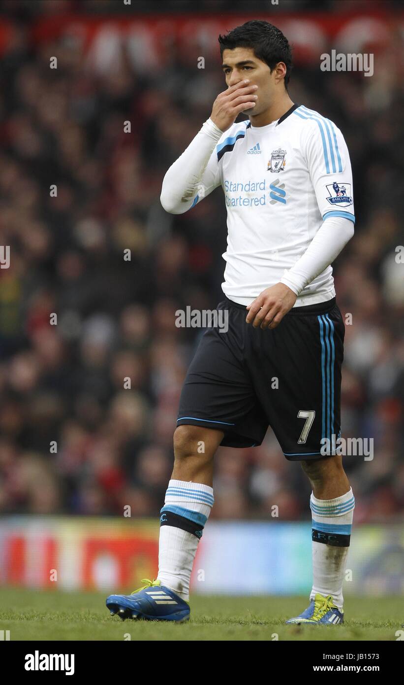 LUIS SUAREZ LIVERPOOL FC OLD TRAFFORD MANCHESTER ENGLAND 11 February ...