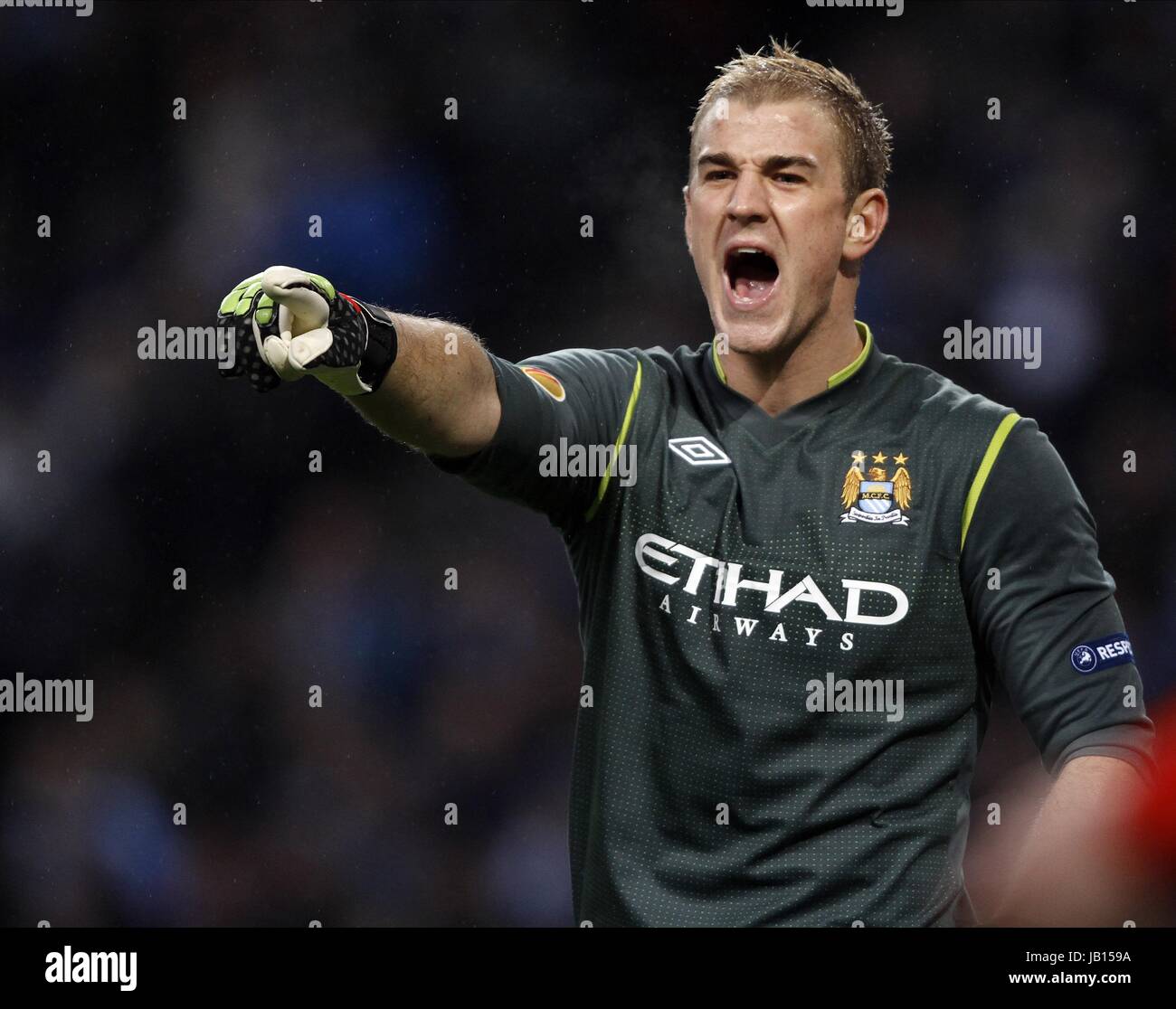 JOE HART MANCHESTER CITY FC MANCHESTER CITY FC ETIHAD STADIUM ...