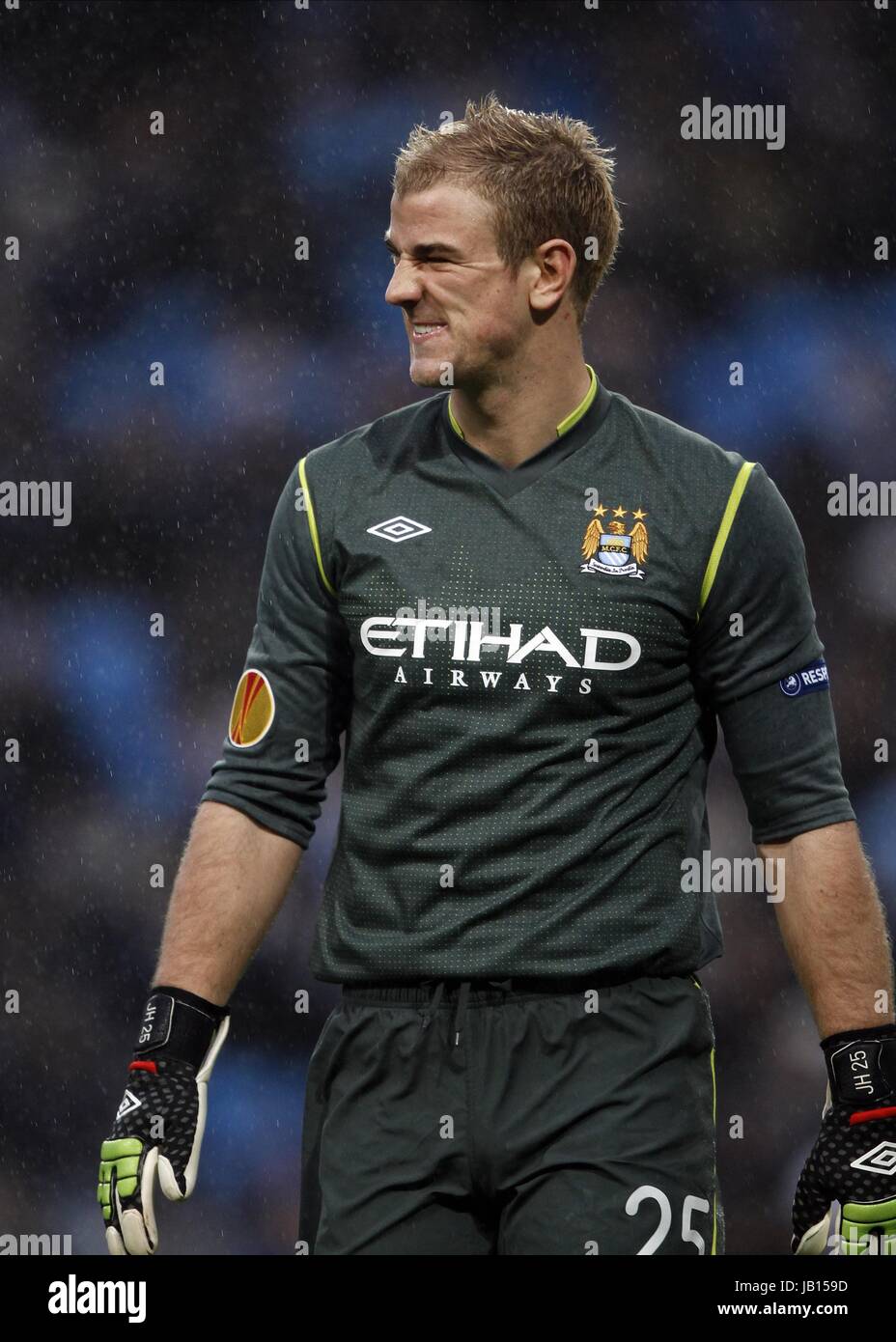 JOE HART MANCHESTER CITY FC MANCHESTER CITY FC ETIHAD STADIUM ...