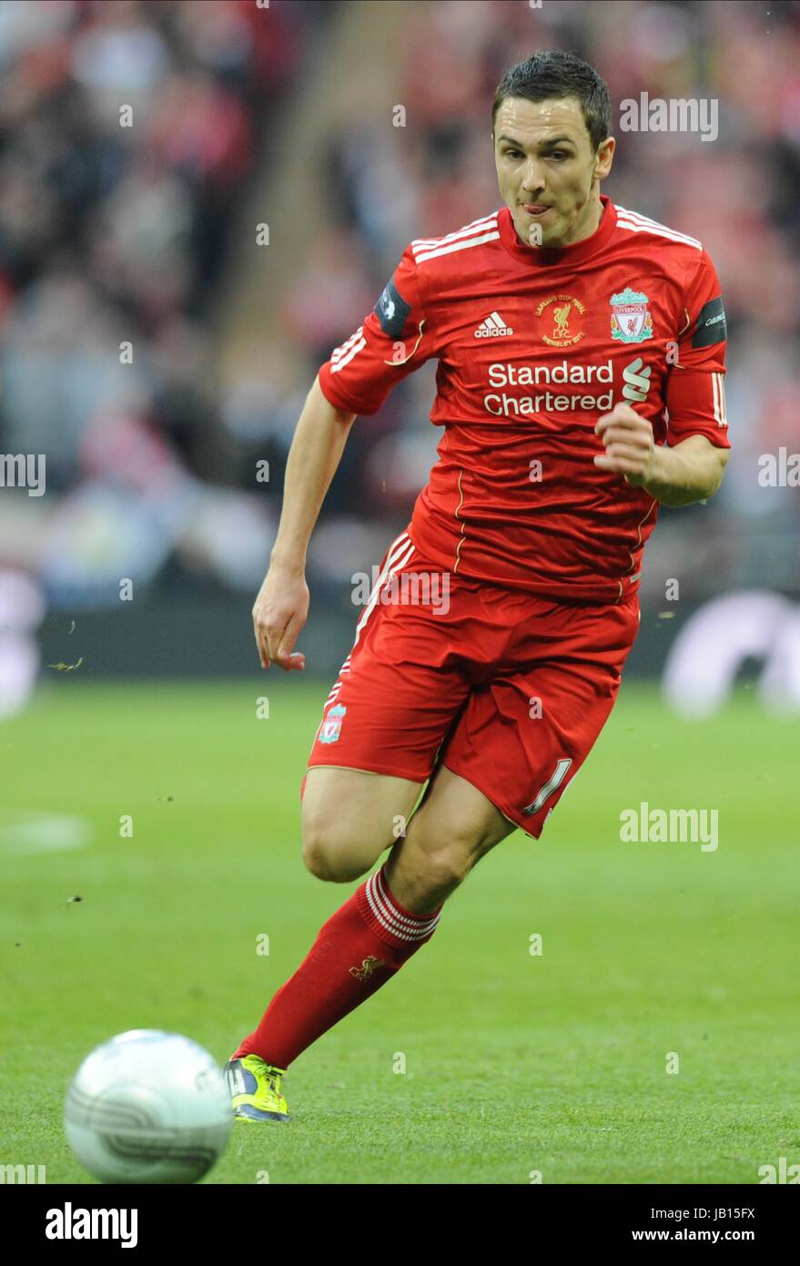 STEWART DOWNING LIVERPOOL FC WEMBLEY STADIUM LONDON ENGLAND 26 February ...