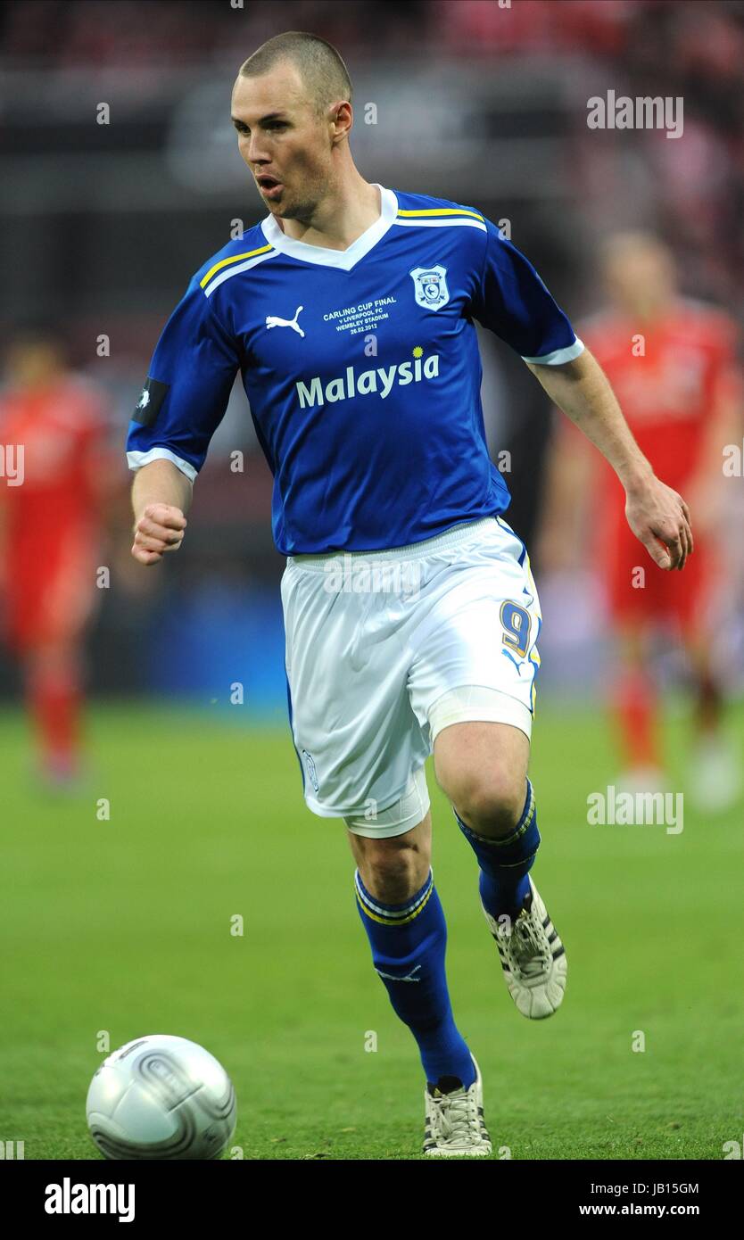 KENNY MILLER CARDIFF CITY FC WEMBLEY STADIUM LONDON ENGLAND 26 February ...