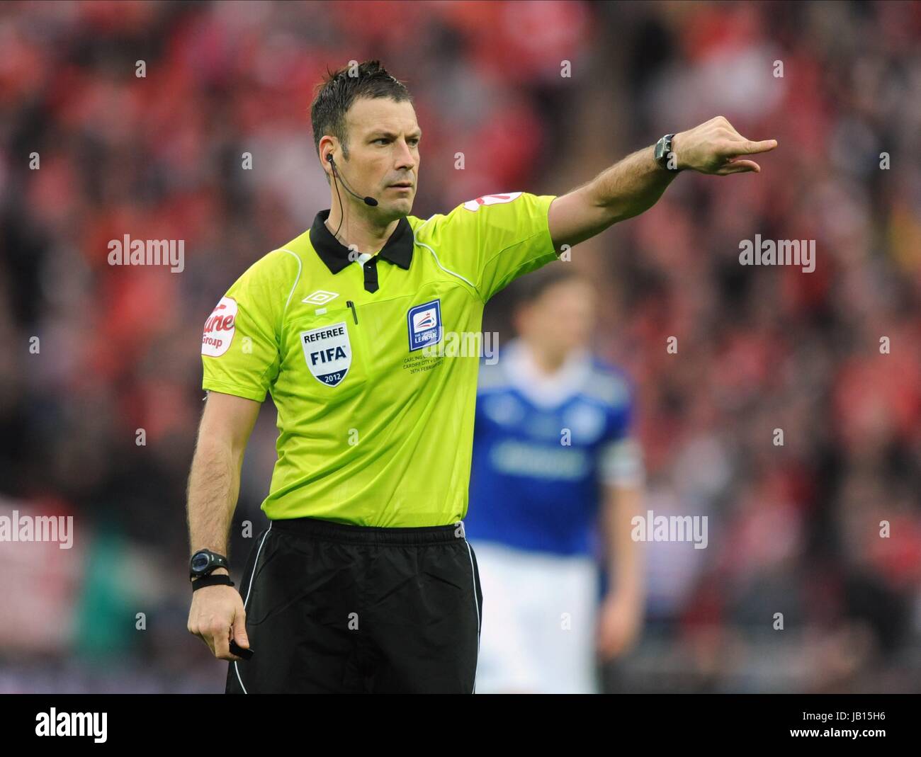MARK CLATTENBURG REFEREE WEMBLEY STADIUM LONDON ENGLAND 26 February ...