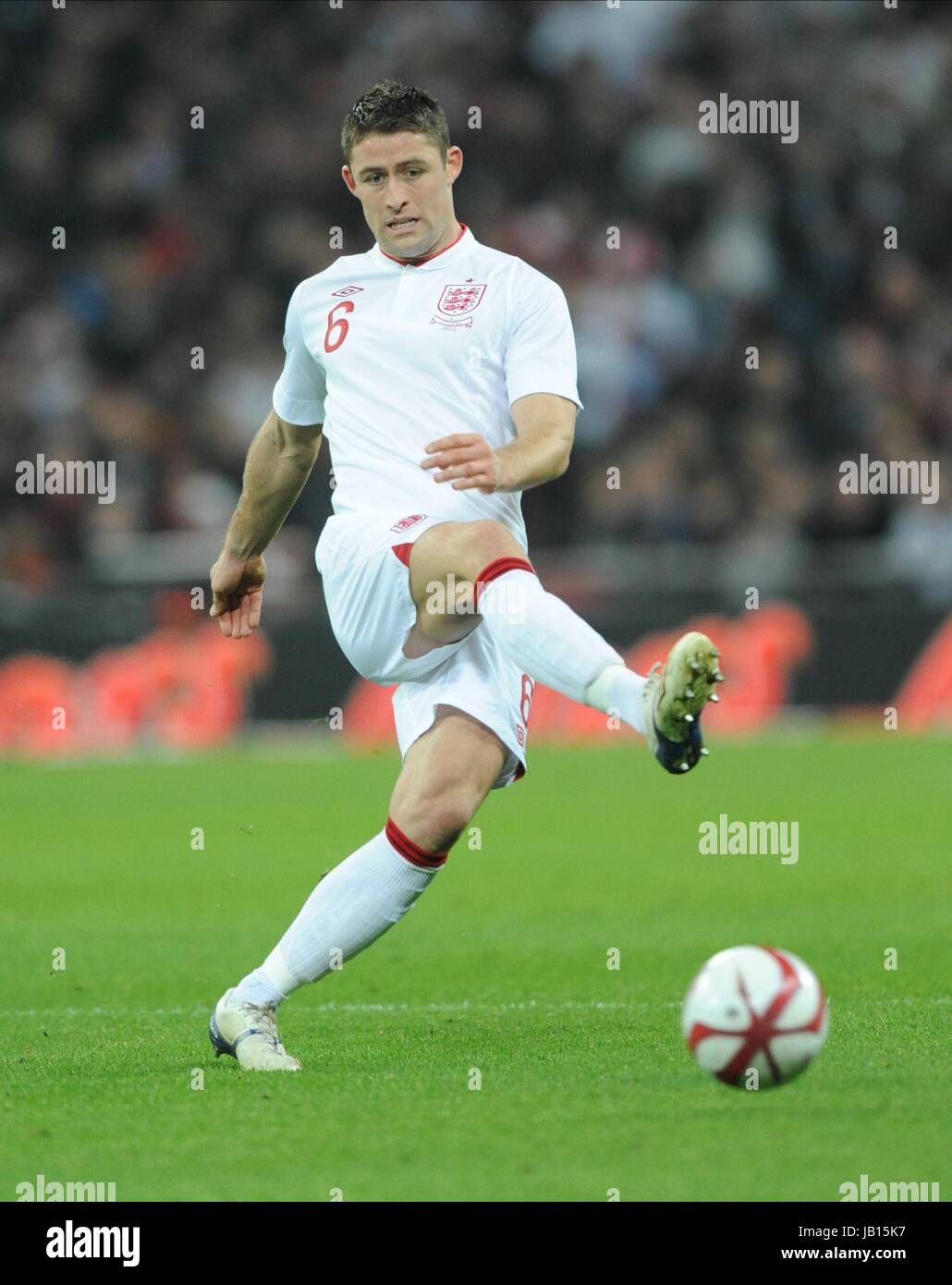 GARY CAHILL ENGLAND WEMBLEY STADIUM LONDON ENGLAND 29 February 2012 ...