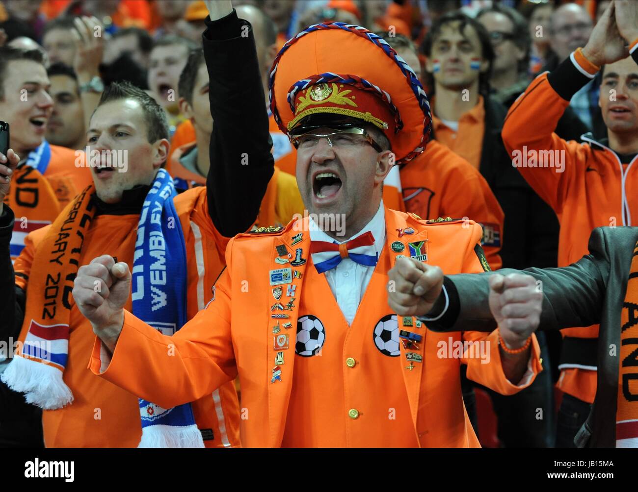 HOLLAND FANS ENGLAND V HOLLAND WEMBLEY STADIUM LONDON ENGLAND 29 ...